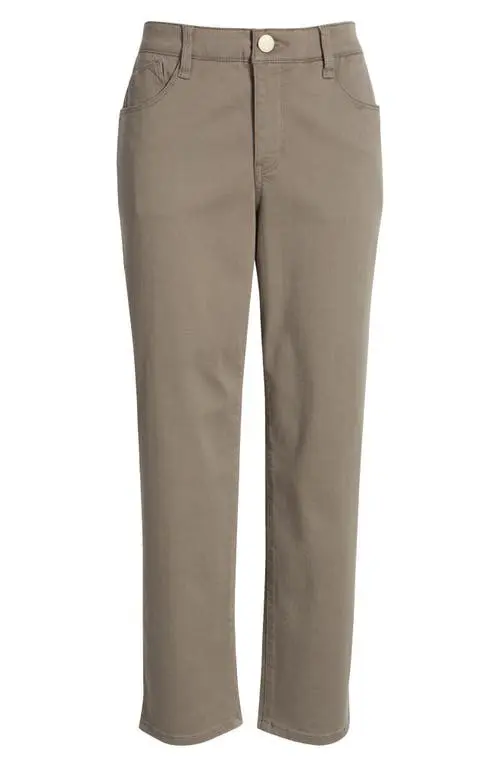 Wit & Wisdom High Waist Straight Leg Stretch Twill Pants