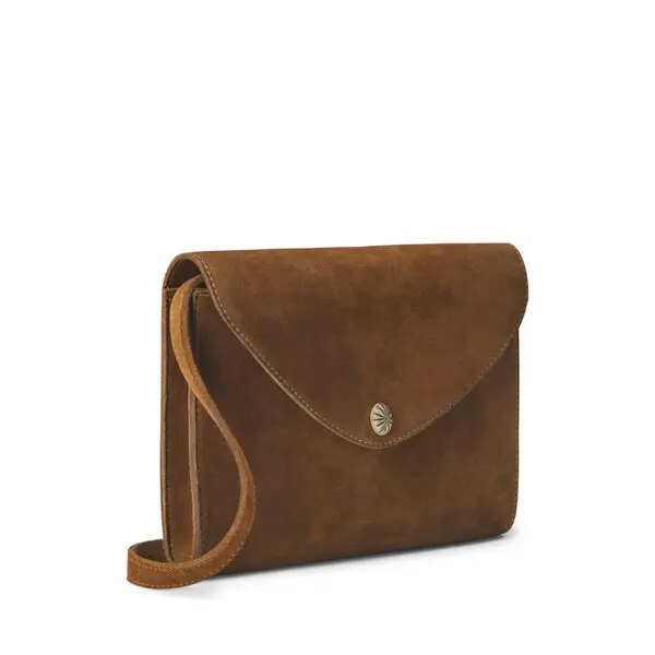 Ralph Lauren Roughout Suede Crossbody Bag