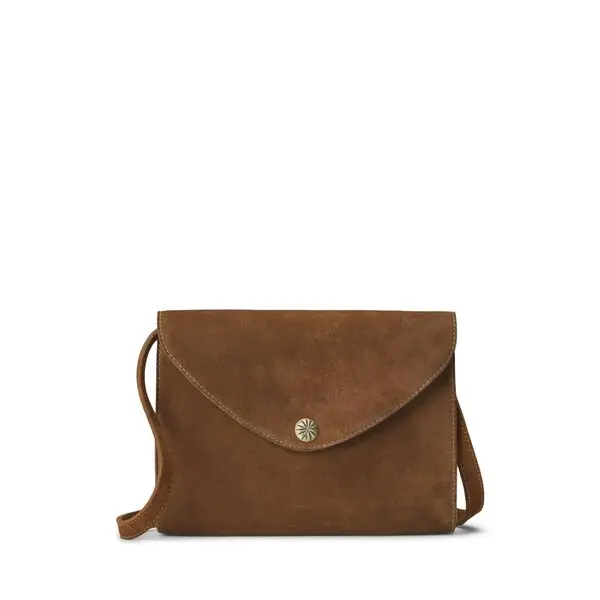 Ralph Lauren Roughout Suede Crossbody Bag