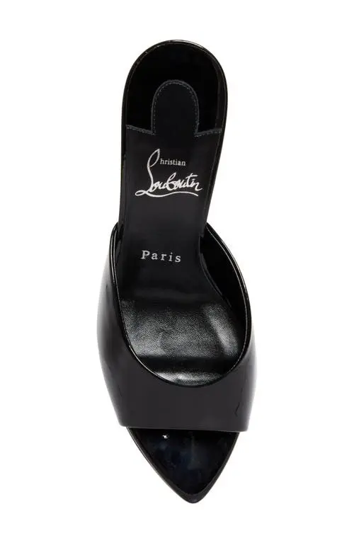 CHRISTIAN LOUBOUTIN Miss Z Pointed-toe Sandals - Black