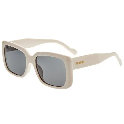 BERTHA WATCHES Wendy Polarized Sunglasses - Cream/black