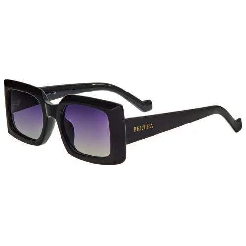 BERTHA WATCHES Miranda Polarized Sunglasses - Black/black