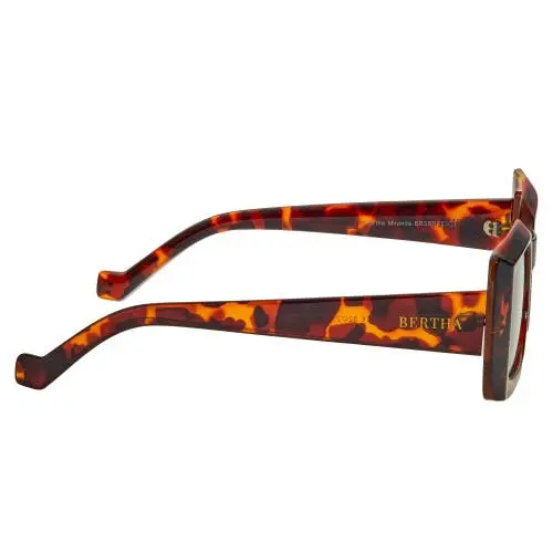BERTHA WATCHES Miranda Polarized Sunglasses - Tortoise/black