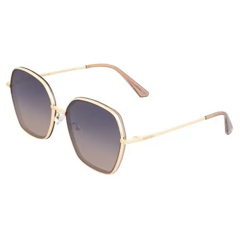 BERTHA WATCHES Emilia Polarized Sunglasses - Gold/brown