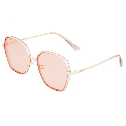 BERTHA WATCHES Emilia Polarized Sunglasses - Rose Gold/pink