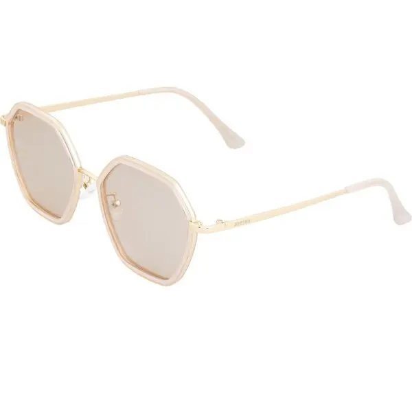 BERTHA WATCHES Ariana Polarized Octagon Sunglasses - Pink/clear