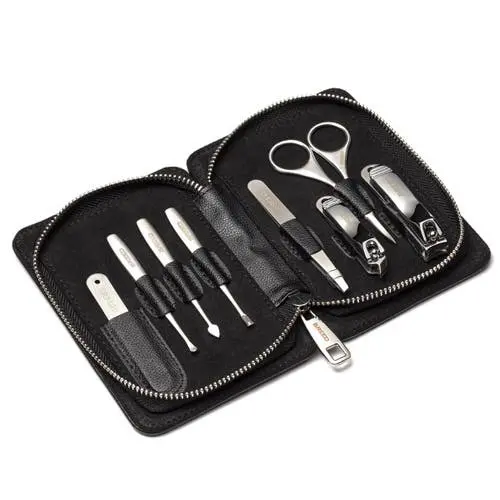 BREED Katana 8 Piece Surgical Steel Groom Kit - Black
