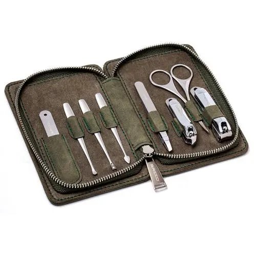 BREED Katana 8 Piece Surgical Steel Groom Kit - Green