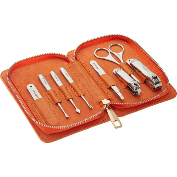 BREED Katana 8 Piece Surgical Steel Groom Kit - Orange