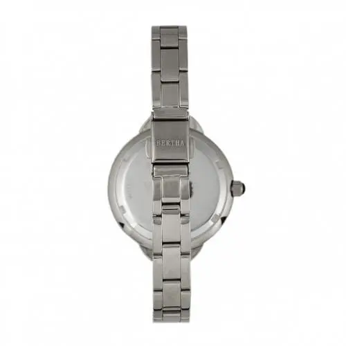 BERTHA WATCHES Madison Sunray Dial Bracelet Watch - Silver