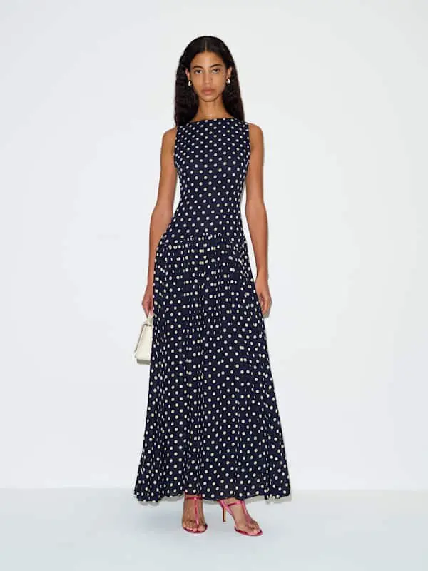 Reformation Camella Dress | Blue | 6