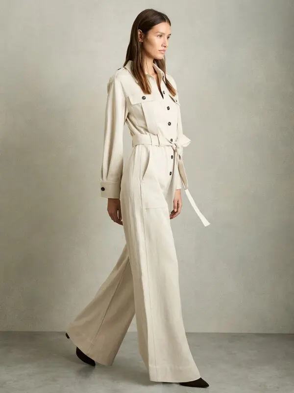 REISS Anais Utility Jumpsuit