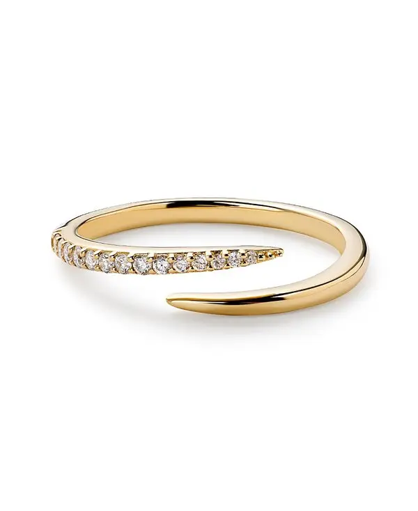 ANA LUISA Lab-grown Diamond Bypass Band Ring - Gold