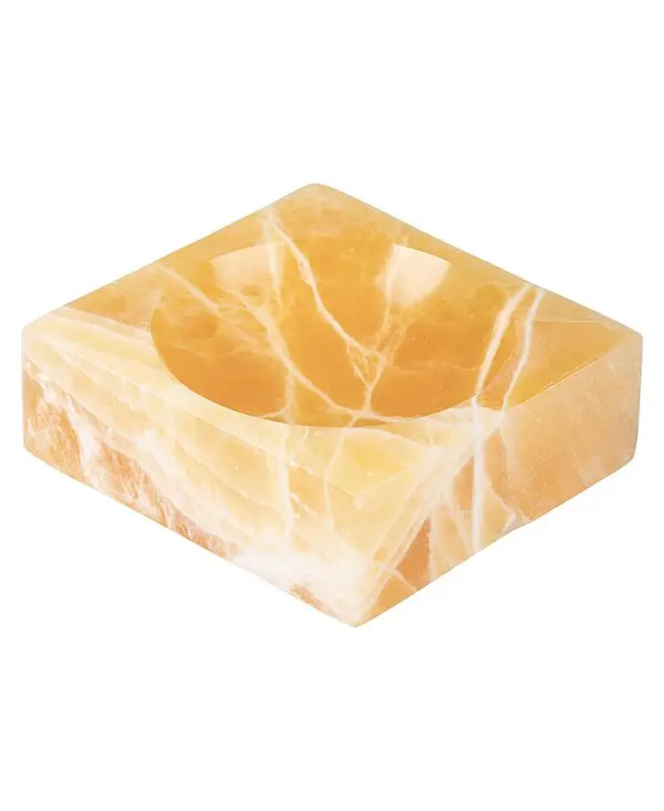 GAURI KOHLI Marigold Onyx Small Bowl - Orange