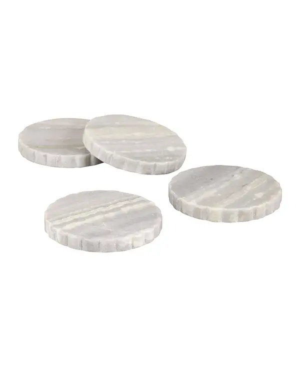 GAURI KOHLI Sierra Onyx Coasters, Set Of 4 - Green