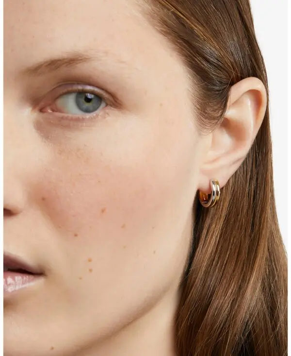 ANA LUISA Asher Huggie Hoop Earrings - Gold