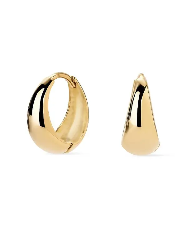 ANA LUISA Solid Tapered Mini Huggie Hoop Earrings - Gold
