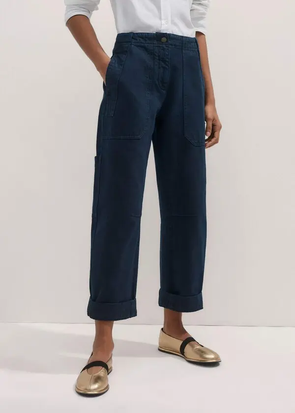 ME+EM Cotton Engineered Pant - Navy