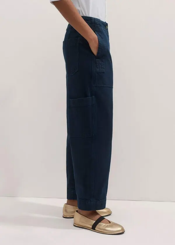 ME+EM Cotton Engineered Pant - Navy