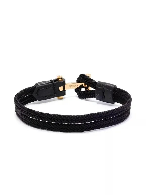 TOM FORD Braided Bracelet - Black