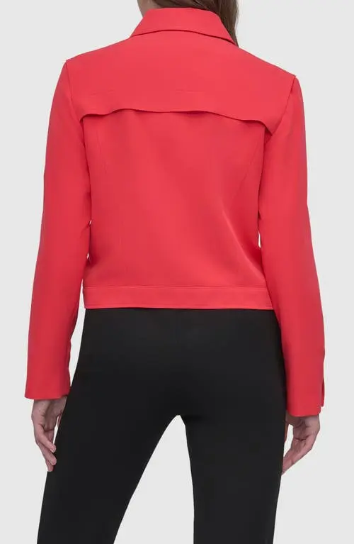 Dkny Grommet-sleeve Trucker Jacket - Watermln S