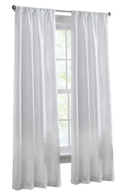 PERI HOME Filigree Set Of 2 Curtain Panels - White