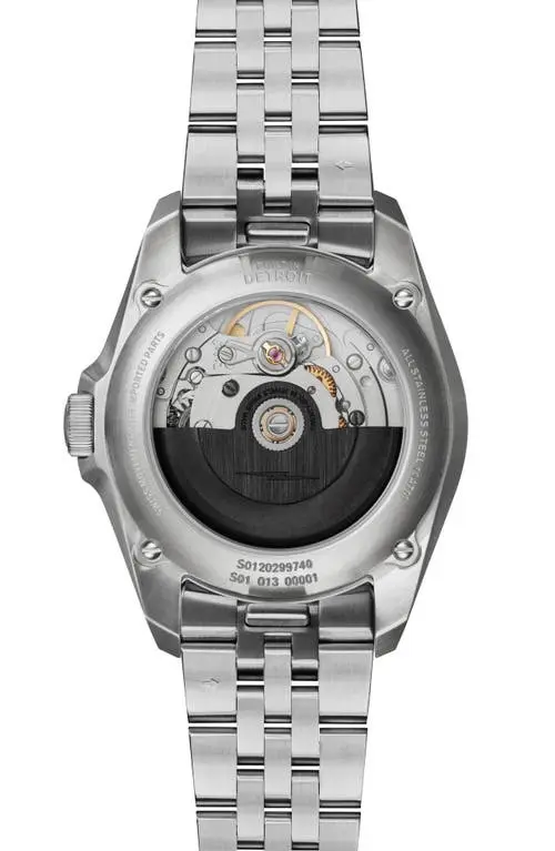 Shinola The Circadian Monster Automatic Bracelet Watch - Alabaster