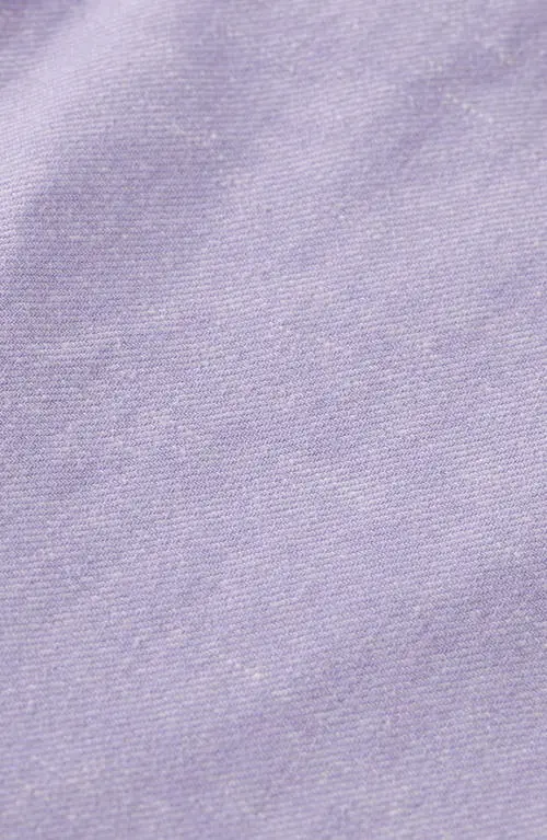 Scotch & Soda Flat Front Slub Cotton & Linen Twill Bermuda Shorts - Bright Lavender