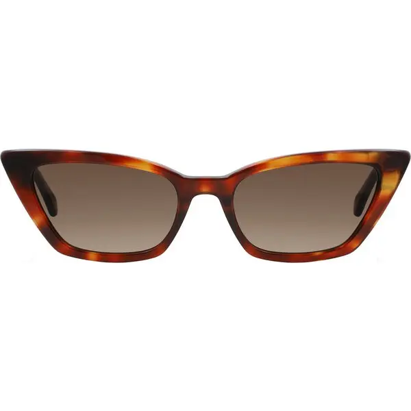 Kate Spade New York Genell Cat Eye Sunglasses - Havana/ Brown Sf