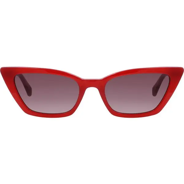 Kate Spade New York Genell Cat Eye Sunglasses - Red/ Pink