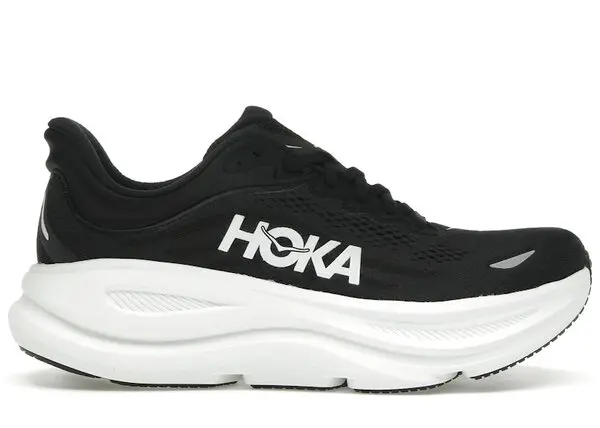 Hoka One One Bondi 9in - Black/white