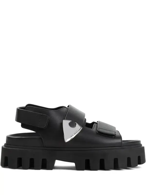 Alexander McQueen Leather Sandals - Black