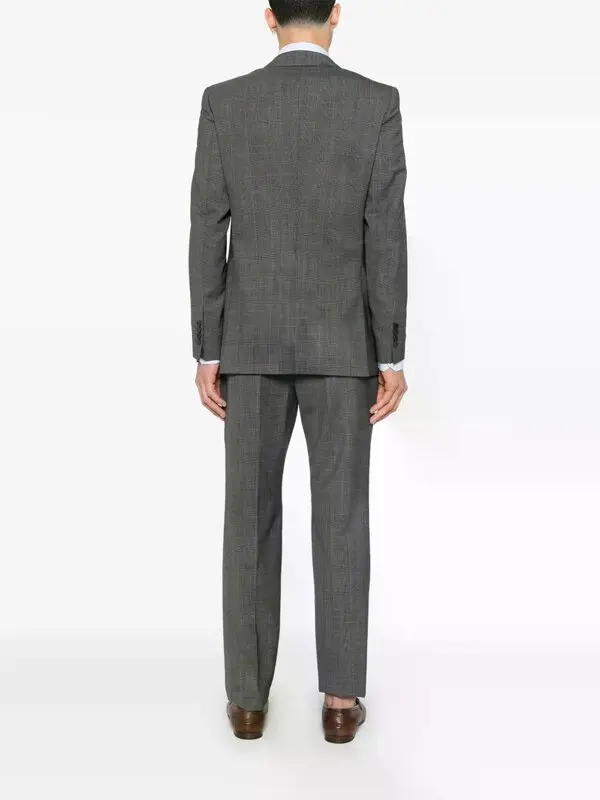 FURSAC Prince Of Wales-check Suit - Grey