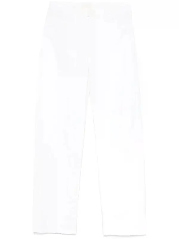 MOTHER The Dodger Sneak Jeans - White