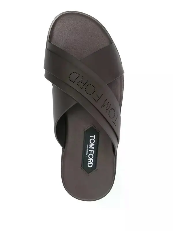 TOM FORD Logo-perforated Slides