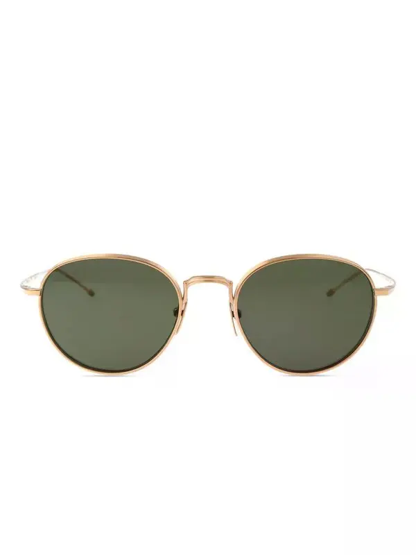 Thom Browne Round-frame Sunglasses - Gold