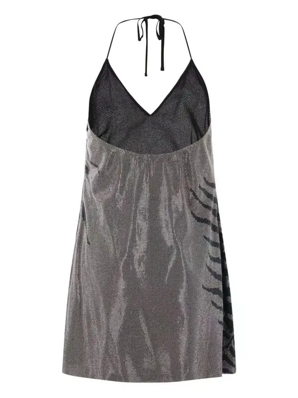 Roberto Cavalli Rhinestoned Mini Dress