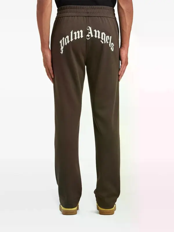 Palm Angels Logo-print Track Pants - Brown