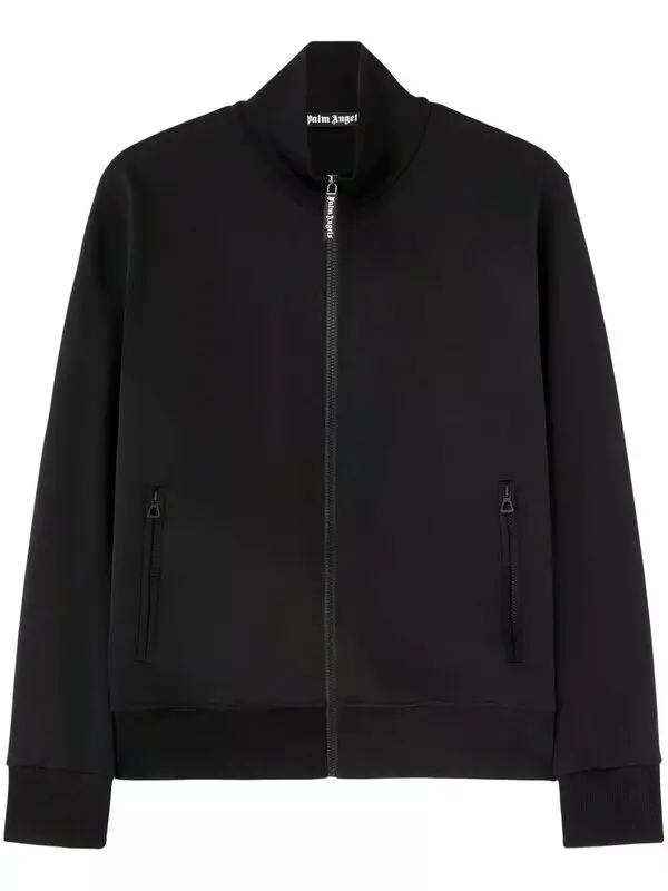 Palm Angels Logo-print Track Jacket - Black