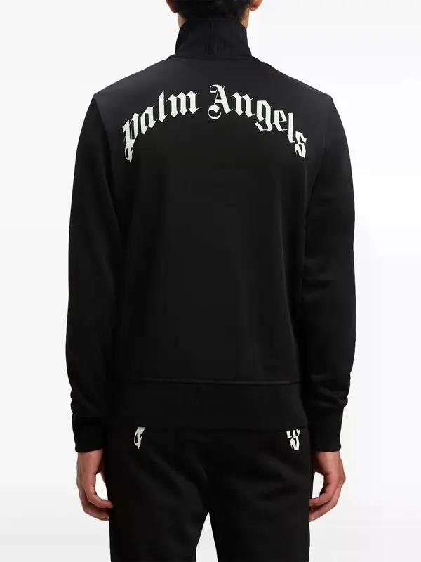 Palm Angels Logo-print Track Jacket - Black