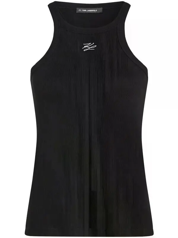 Karl Lagerfeld Autograph Tank Top - Black