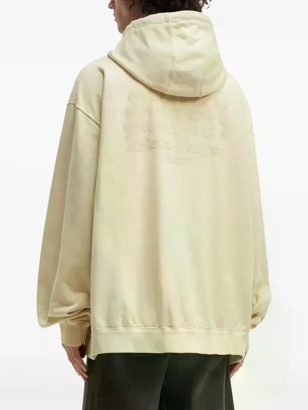 MAISON MARGIELA Embroidered Hoodie - Neutrals