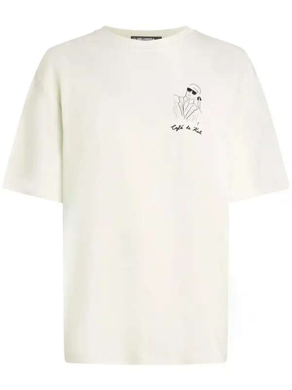 Karl Lagerfeld X Jorge Parra T-shirt - White