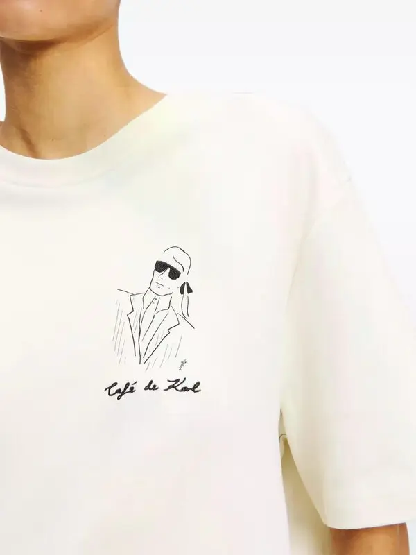 Karl Lagerfeld X Jorge Parra T-shirt - White