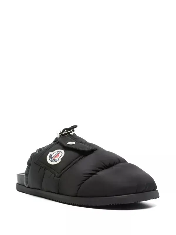 Moncler Pocket Slippers - Black
