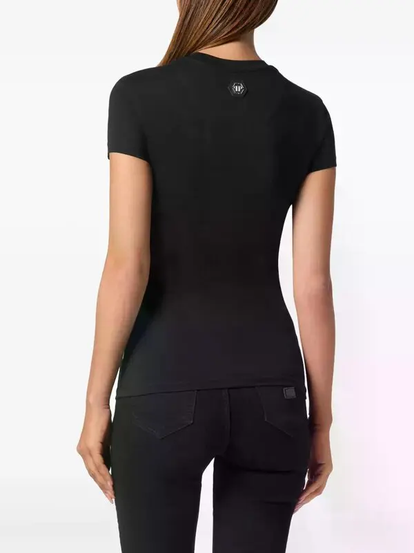 Philipp Plein Embroidered T-shirt - Black