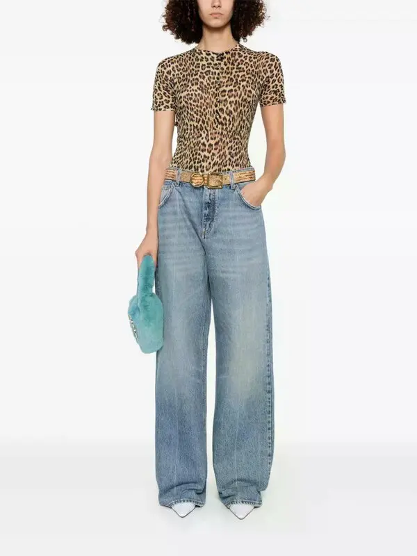 Blumarine Leopard-print T-shirt