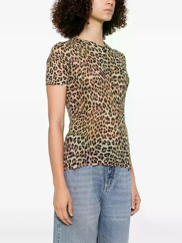 Blumarine Leopard-print T-shirt