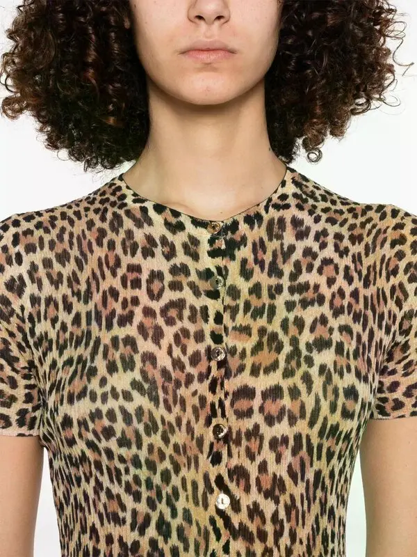 Blumarine Leopard-print T-shirt
