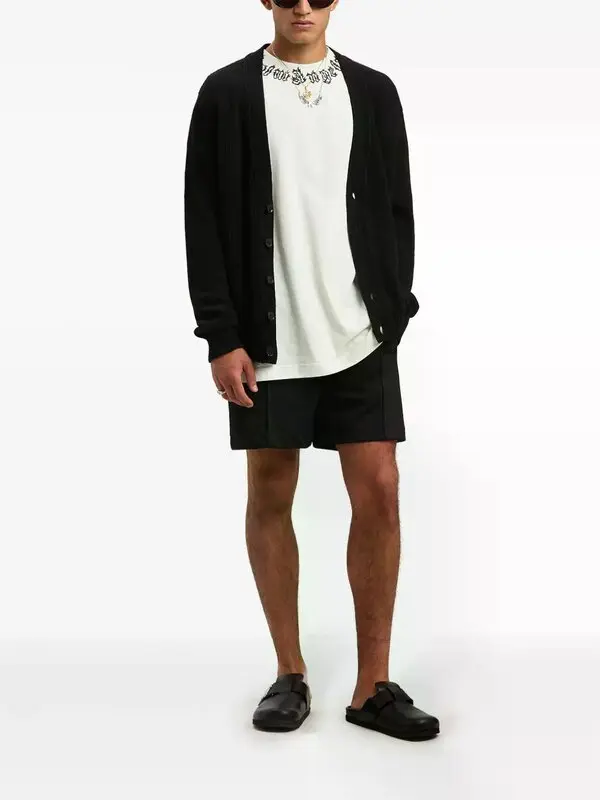 Palm Angels Logo Track Shorts - Black